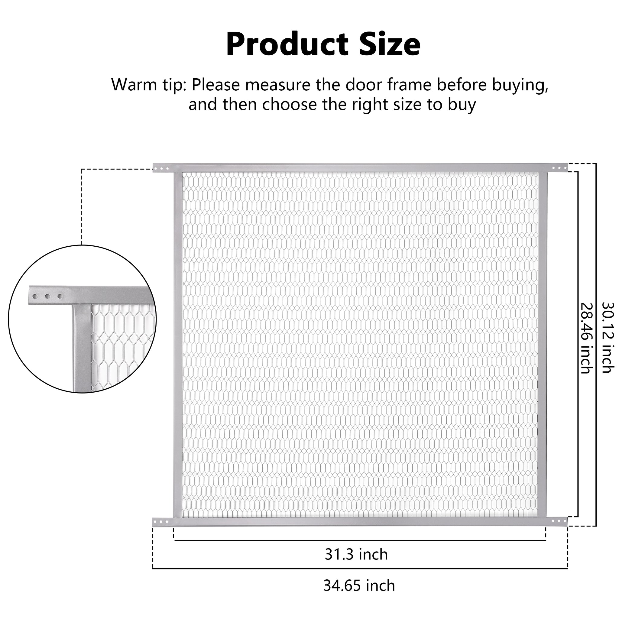 Steel Pet Grille 36 Inch – Guardian Built